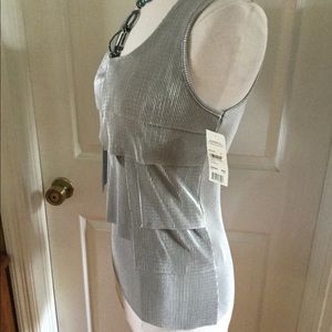 Elementz | Tops | Elementz Petite Silver Top | Poshmark